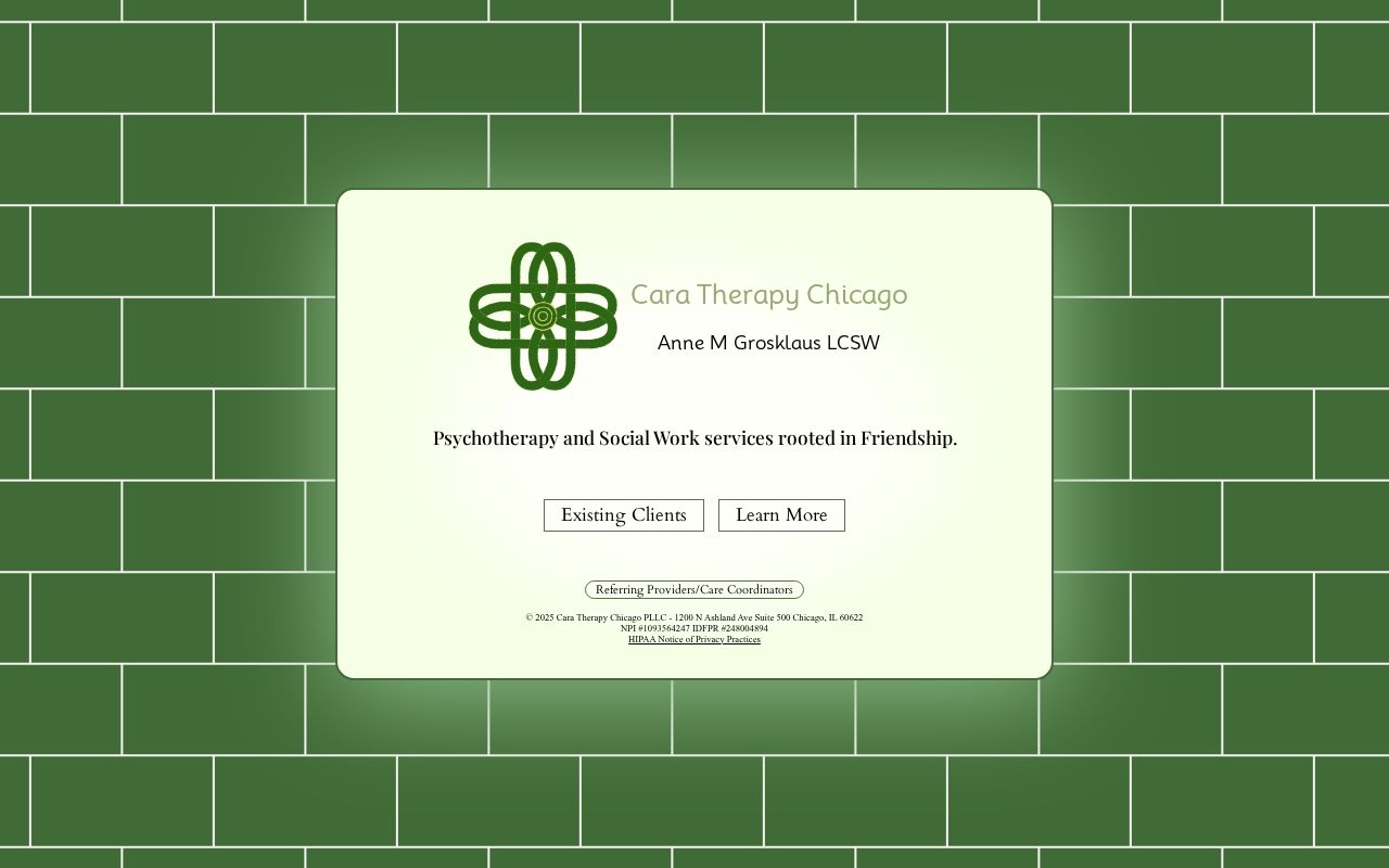 Cara Therapy Chicago